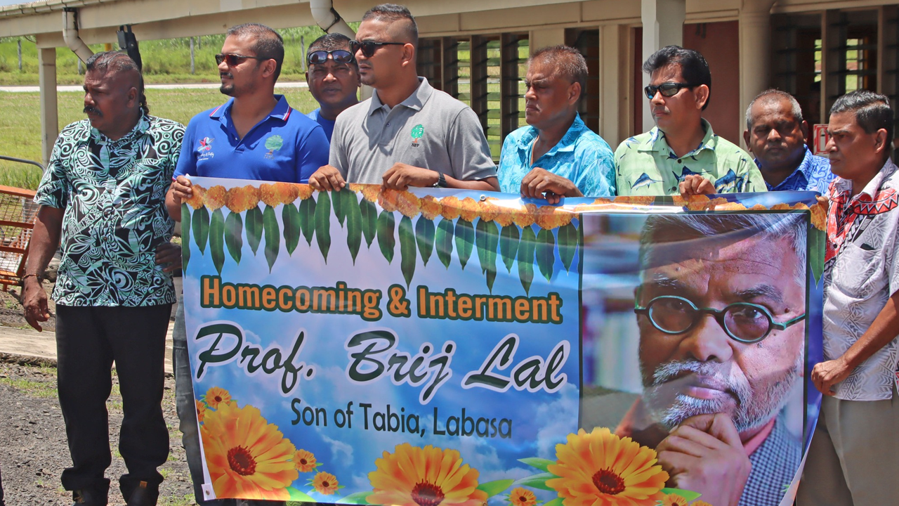 Late professor Brij Lal finally at hometown – FBC News