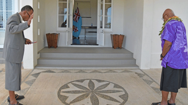 Rabuka moves into new residence after four months in the job – FBC News