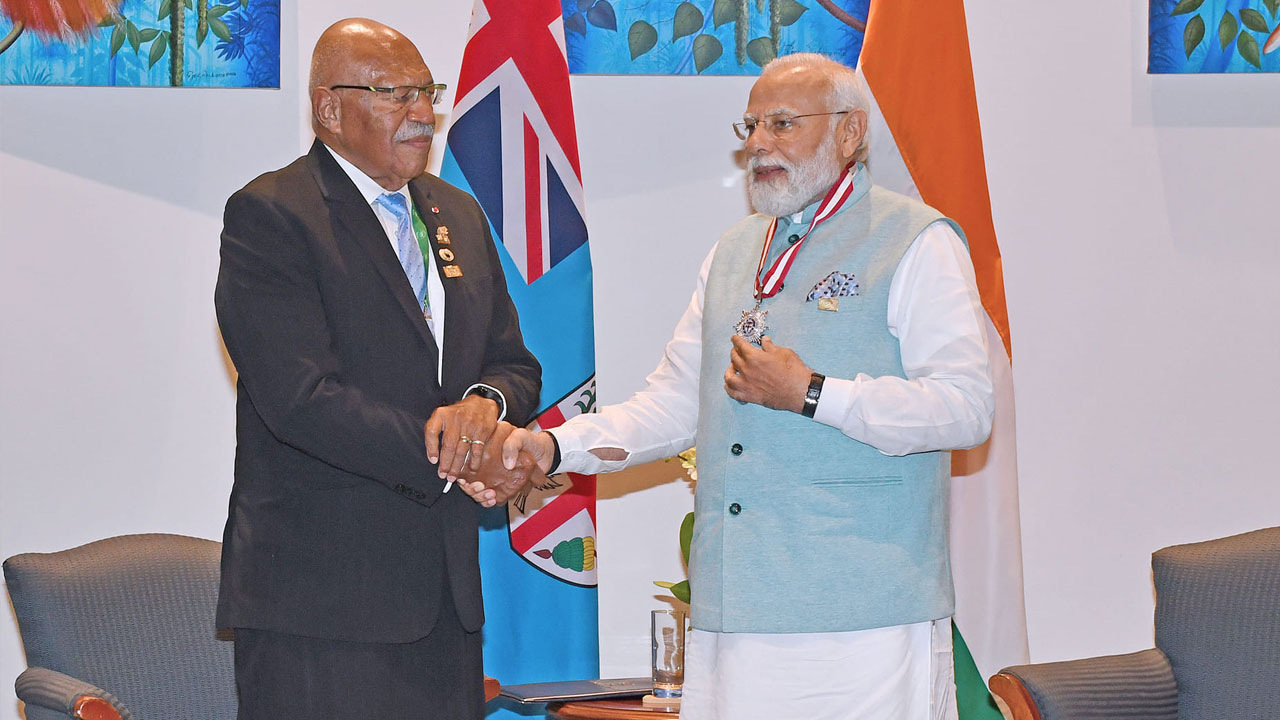 Modi bestowed with Fiji’s highest honour – FBC News