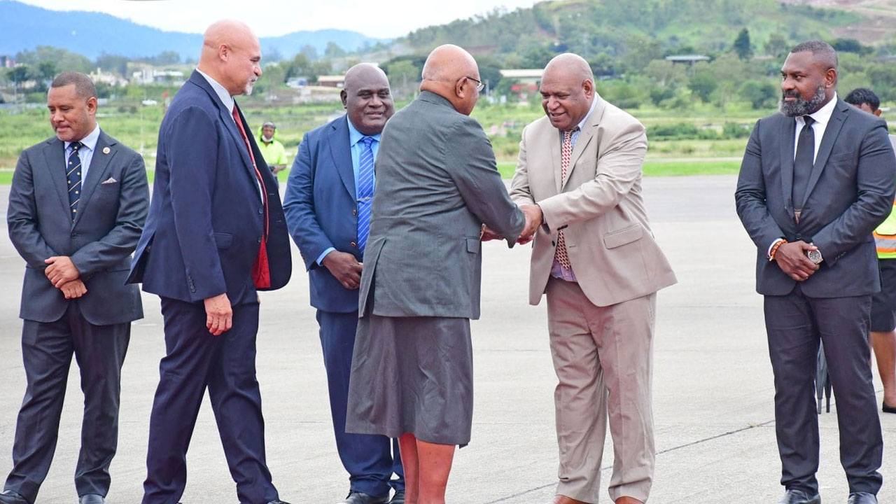 Rabuka arrives in PNG for Indo-Pacific Forum – FBC News