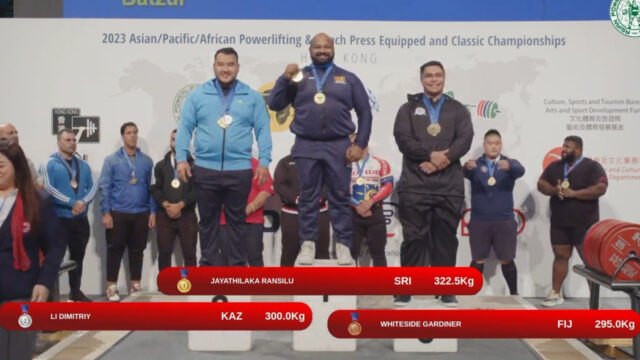 Powerlifter Whiteside wins bronze – FBC News