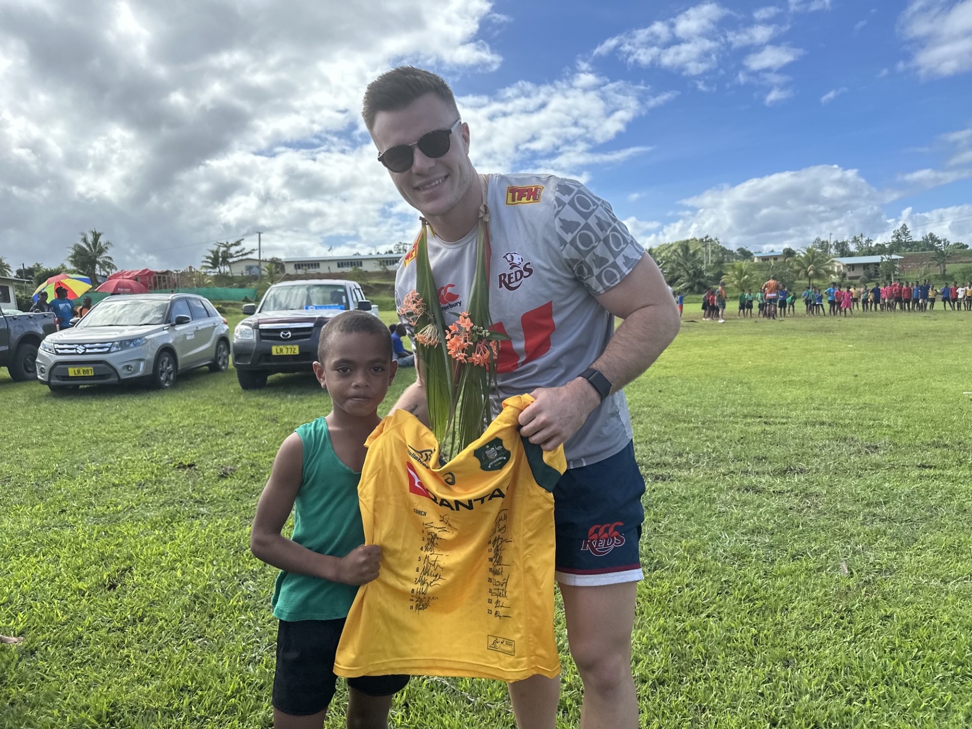Rugby stars share joy of rugby at Wailevu West District School – FBC News