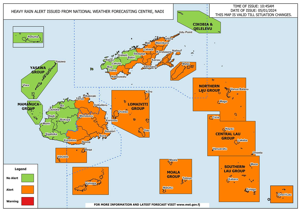 Heavy rain alert in force – FBC News