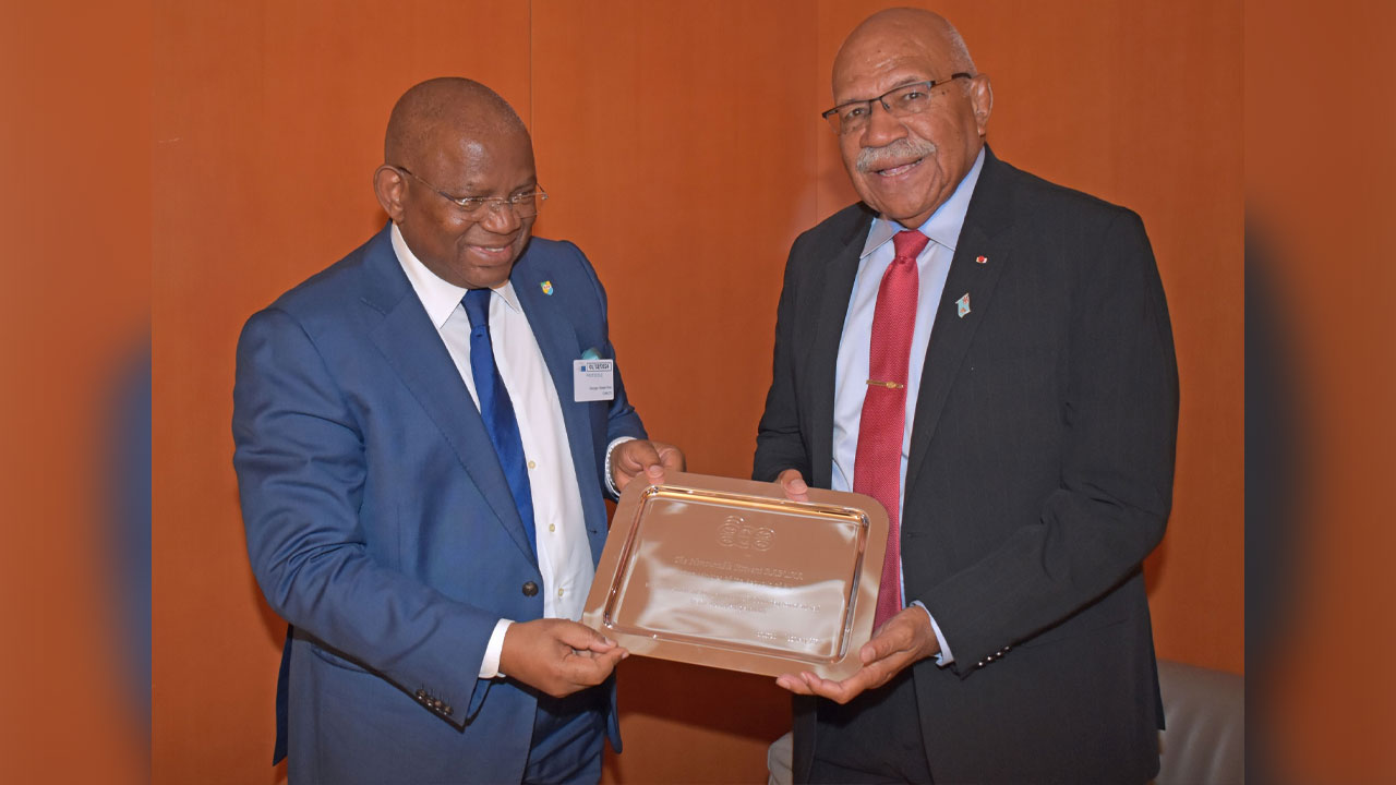 Rabuka meets OACPS SG – FBC News