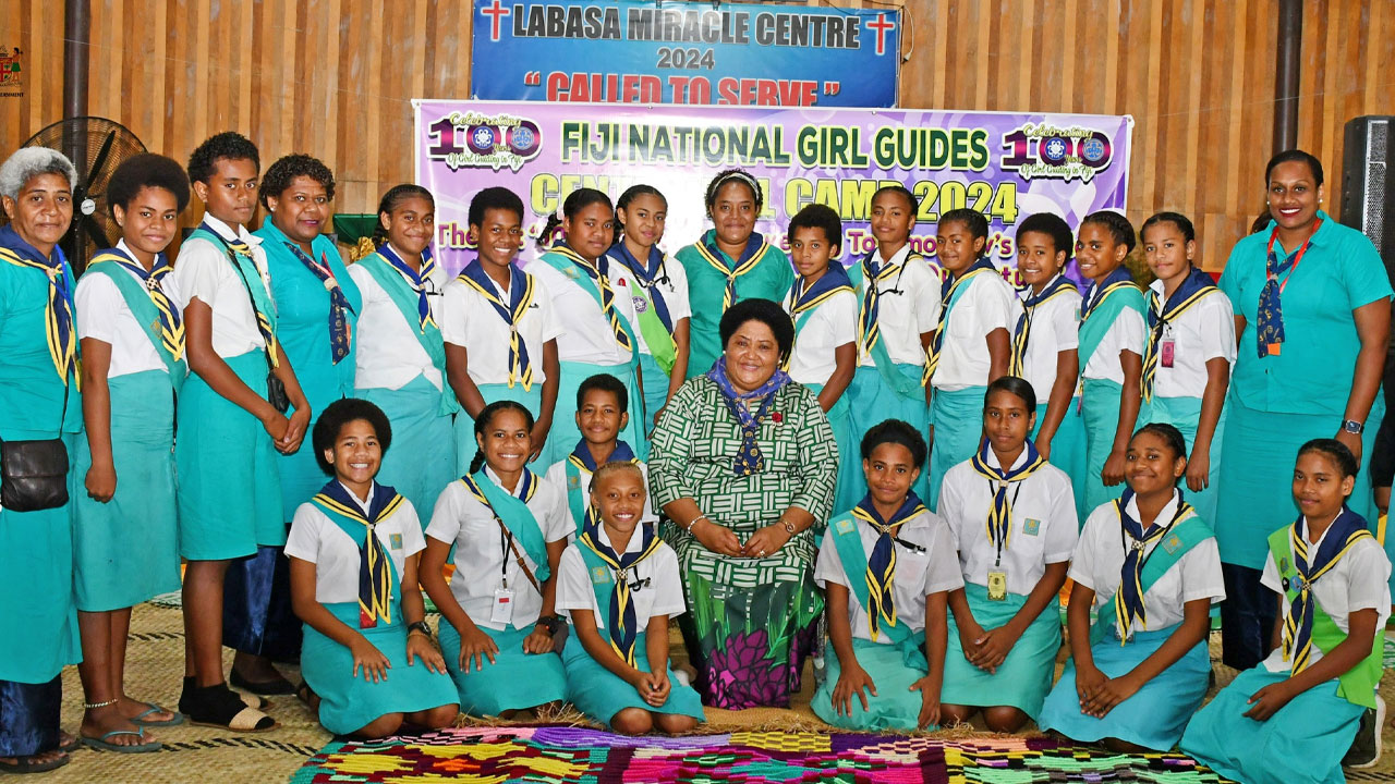 First lady calls for vigilance at Girl Guides camp – FBC News