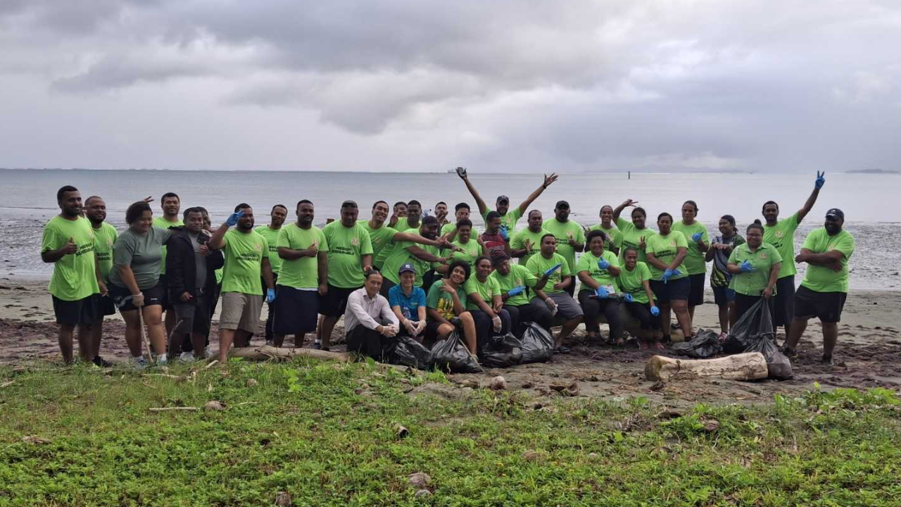 TLTB staff clean up Suva foreshore – FBC News